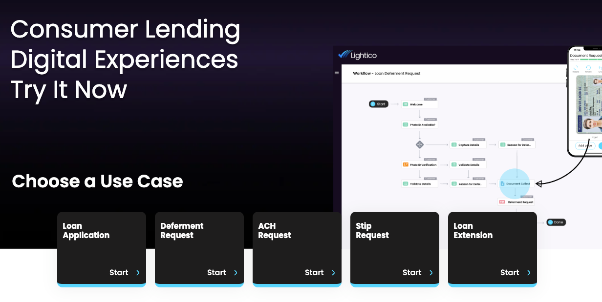 Consumer Lending Digital Experience Use Case Demos